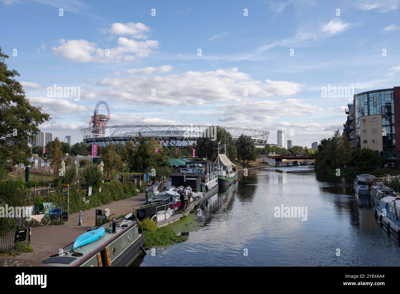 General views of Hackney Wick in East London, September, 2024. Photo ...