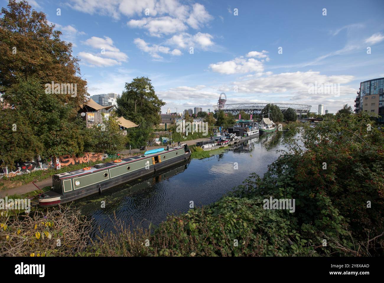 General views of Hackney Wick in East London, September, 2024. Photo ...