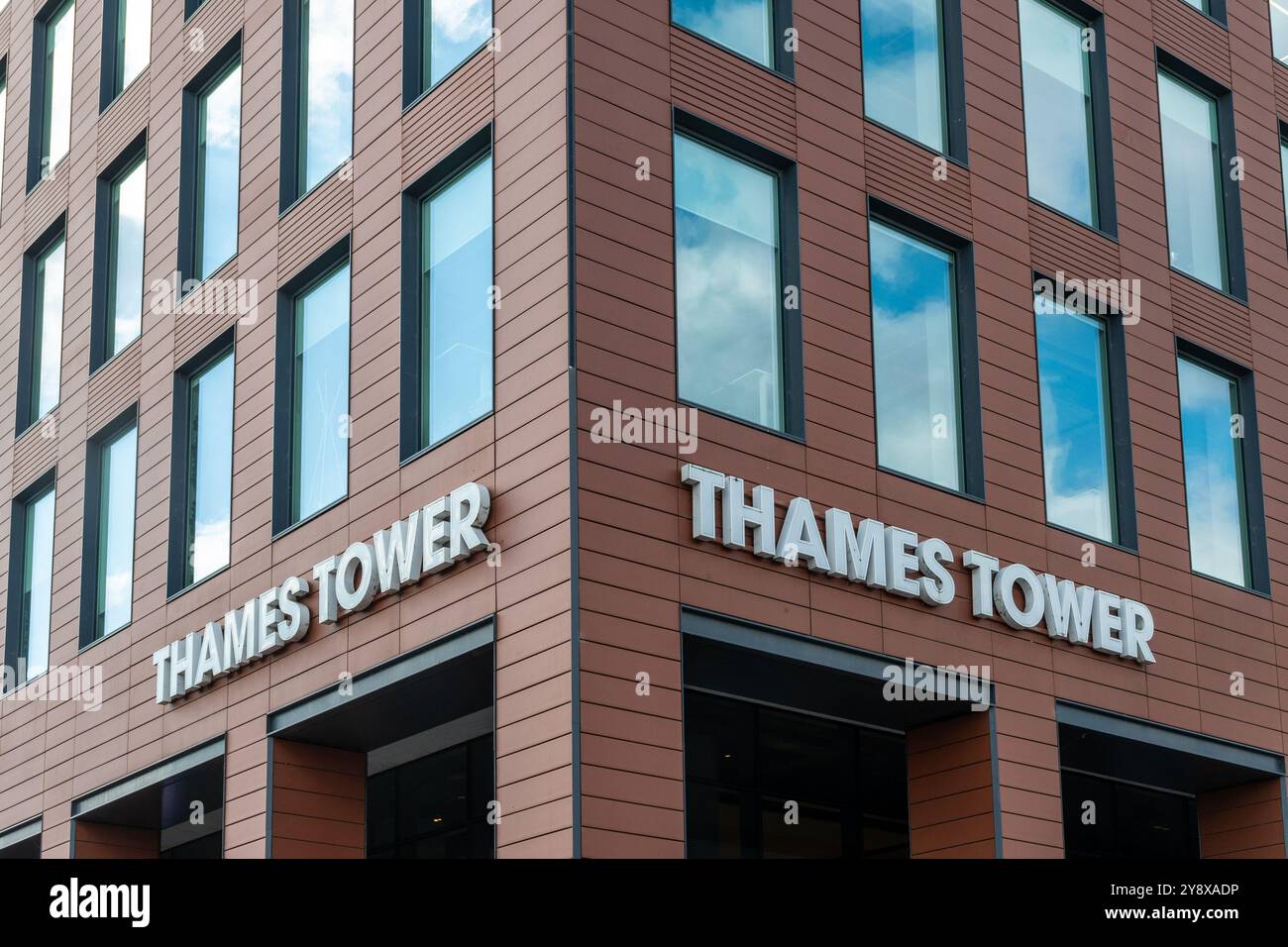 Thames Tower office block near Reading Station in the Berkshire town ...