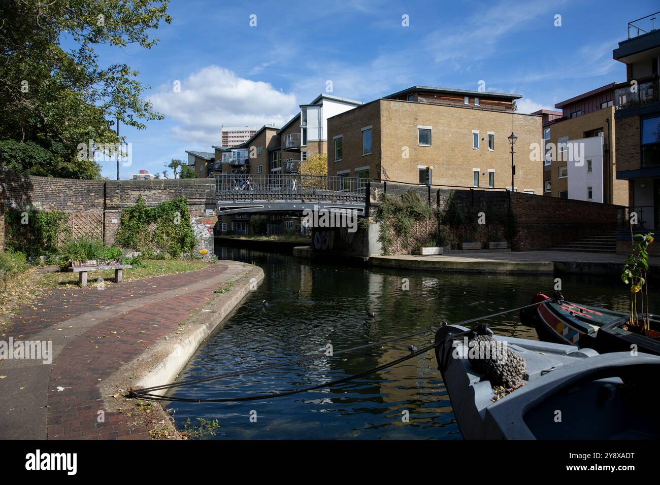 General views of Hackney Wick in East London, September, 2024. Photo ...