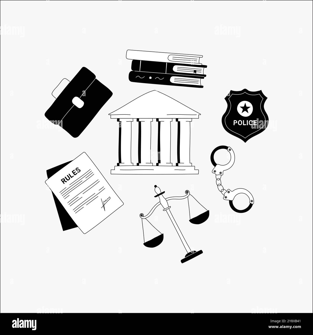 Legal process symbols hi-res stock photography and images - Alamy