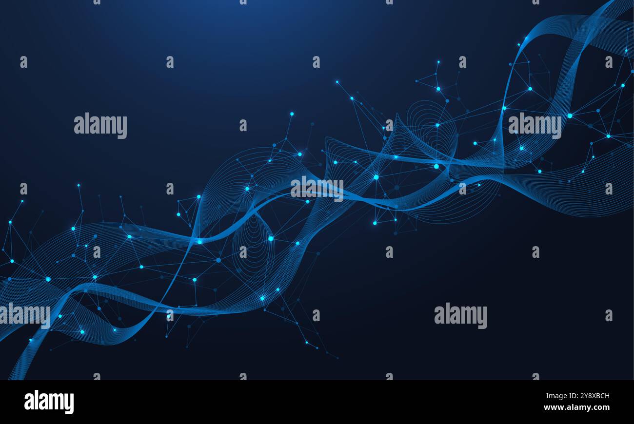 Global network connection. Global business. Social network communication. Internet technology ...