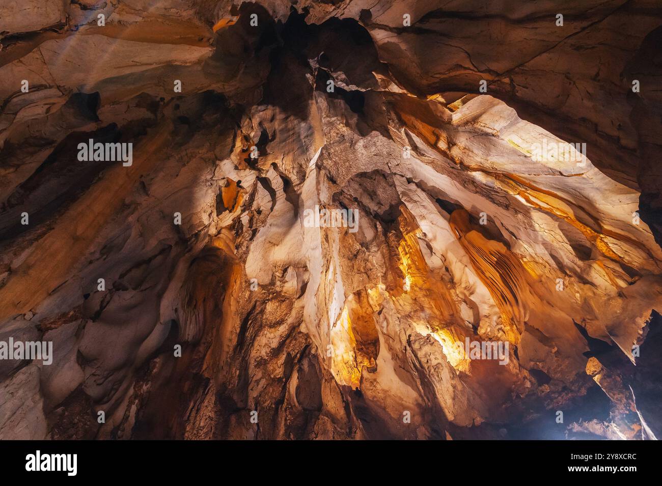 Beautiful limestone cave in the Marble Mountains in Da Nang in Vietnam ...
