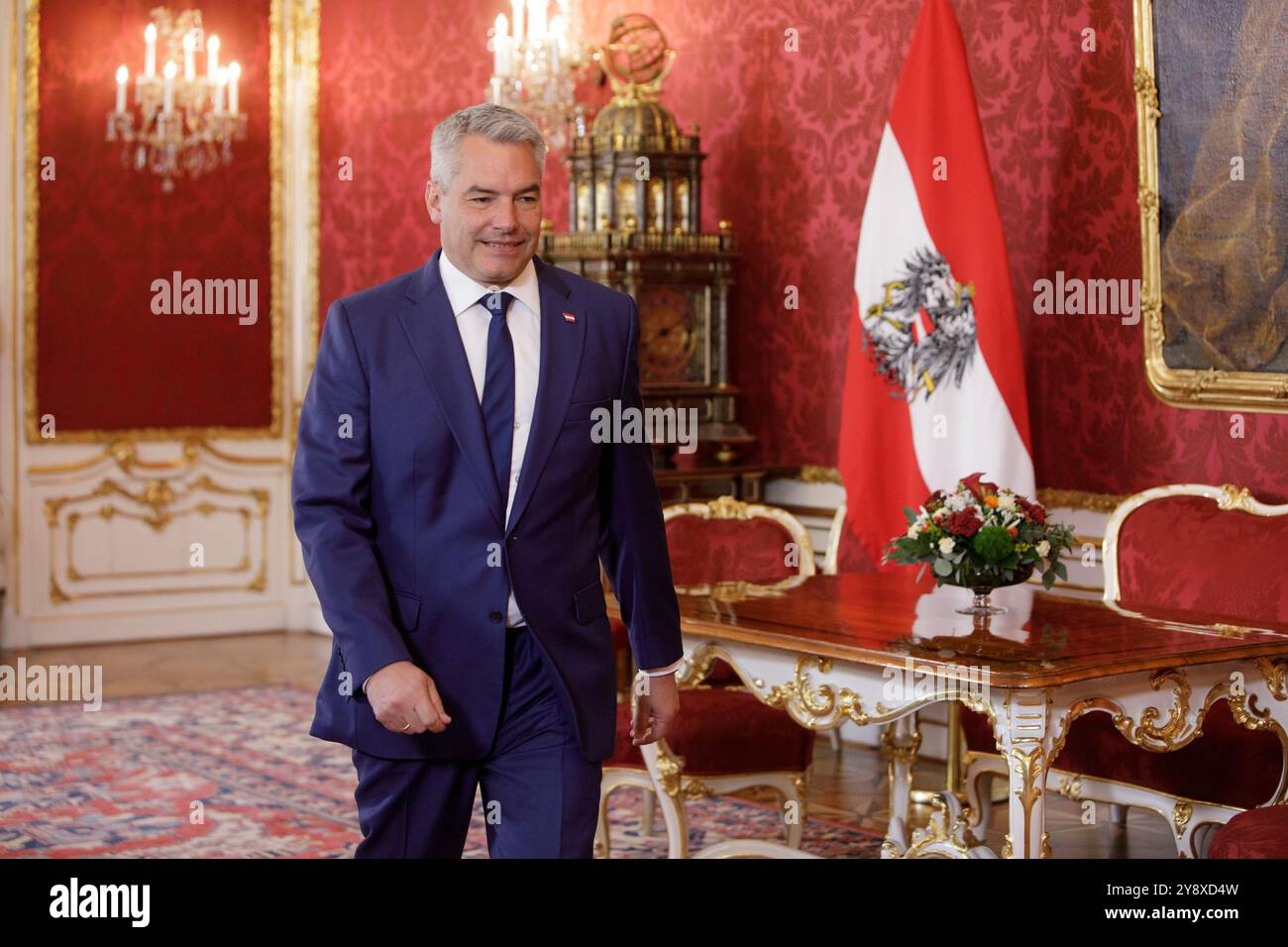 AUSTRIA; VIENNA; 20241007; Chancellor Karl Nehmer (OeVP) After his ...