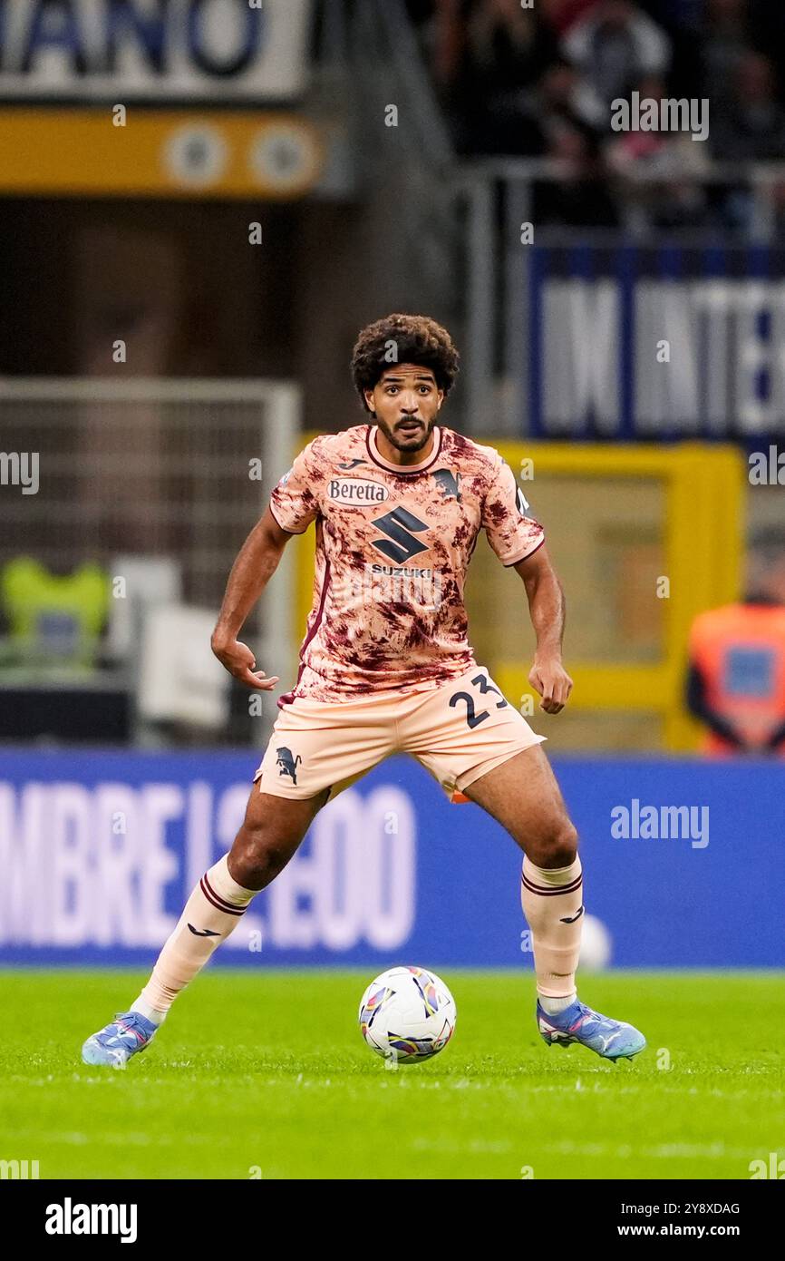 Torino’s Saul Coco during the Serie A soccer match between Inter and ...