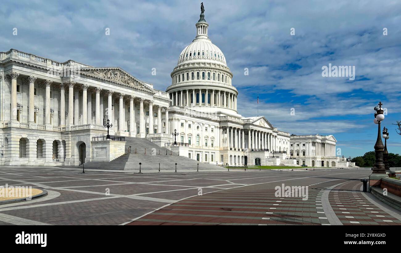 United States, Washigton, Capitol Building Dramatic Sky Stock Photo - Alamy