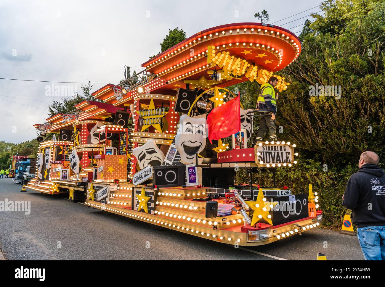 Budleigh Autumn Carnival. Ready for the start Stock Photo - Alamy