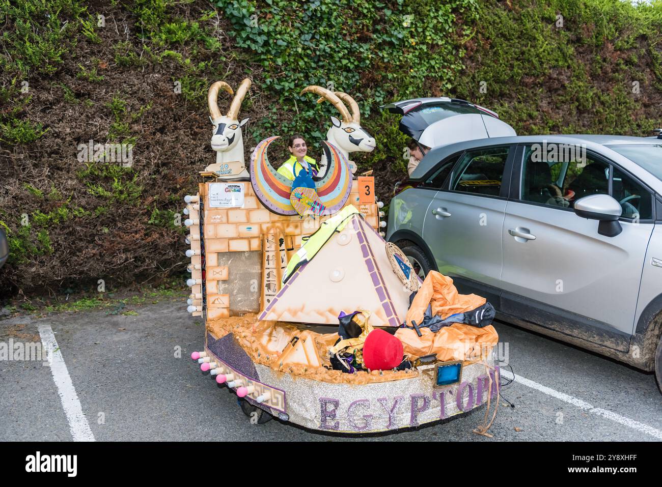 Budleigh Autumn Carnival. Ready for the start Stock Photo - Alamy