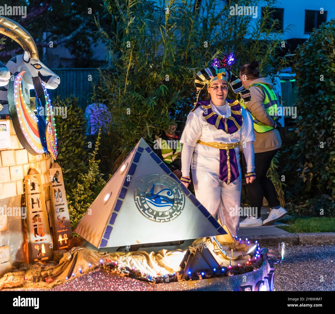 Budleigh Autumn Carnival. Waiting for the start Stock Photo - Alamy
