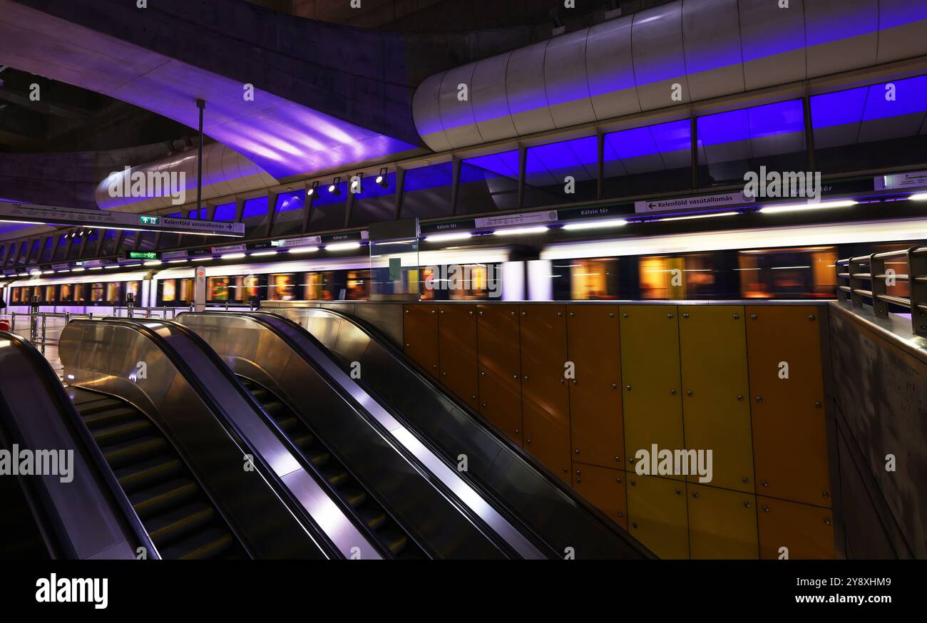Budapest, U Bahn, U Bahnstation, Verkehr, Budapest, Metro, Subway ...