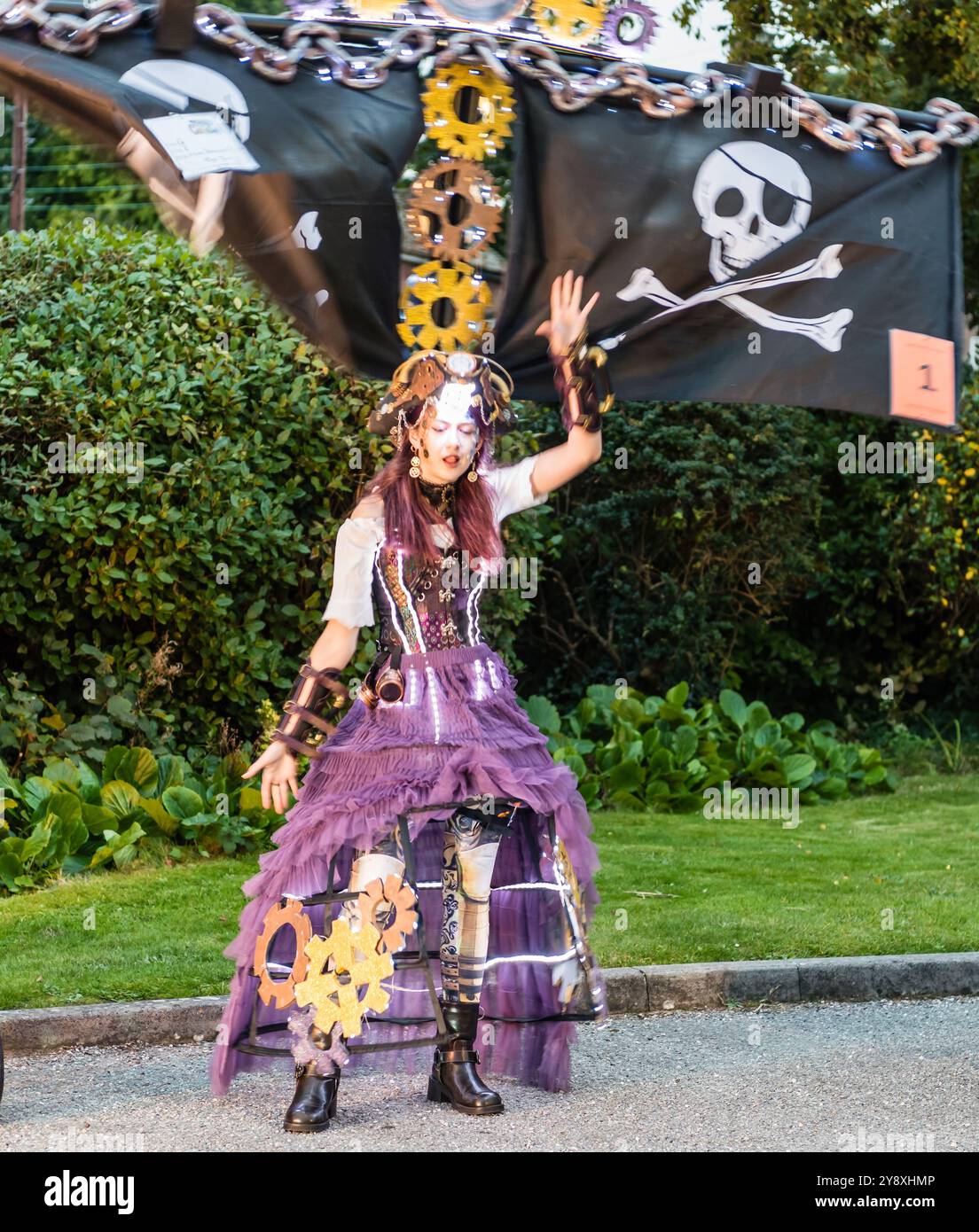 Budleigh Autumn Carnival. Waiting for the start Stock Photo - Alamy