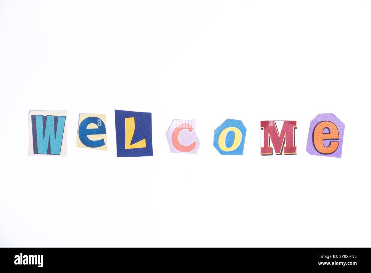 Welcome symbol. Concept words Welcome isolated on clean white ...