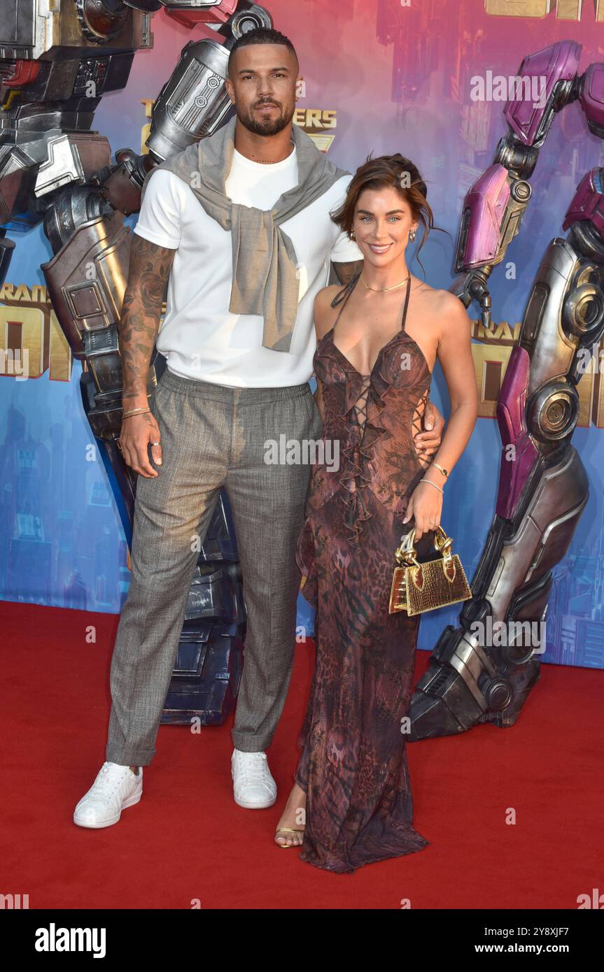 19 Sept 2024 London UK. Cally Jane Beech and DJ O'Neal at Transformers ...