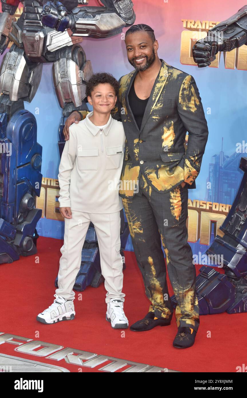 19 Sept 2024 London UK. JB Gill & Ace Gill at Transformers One UK ...