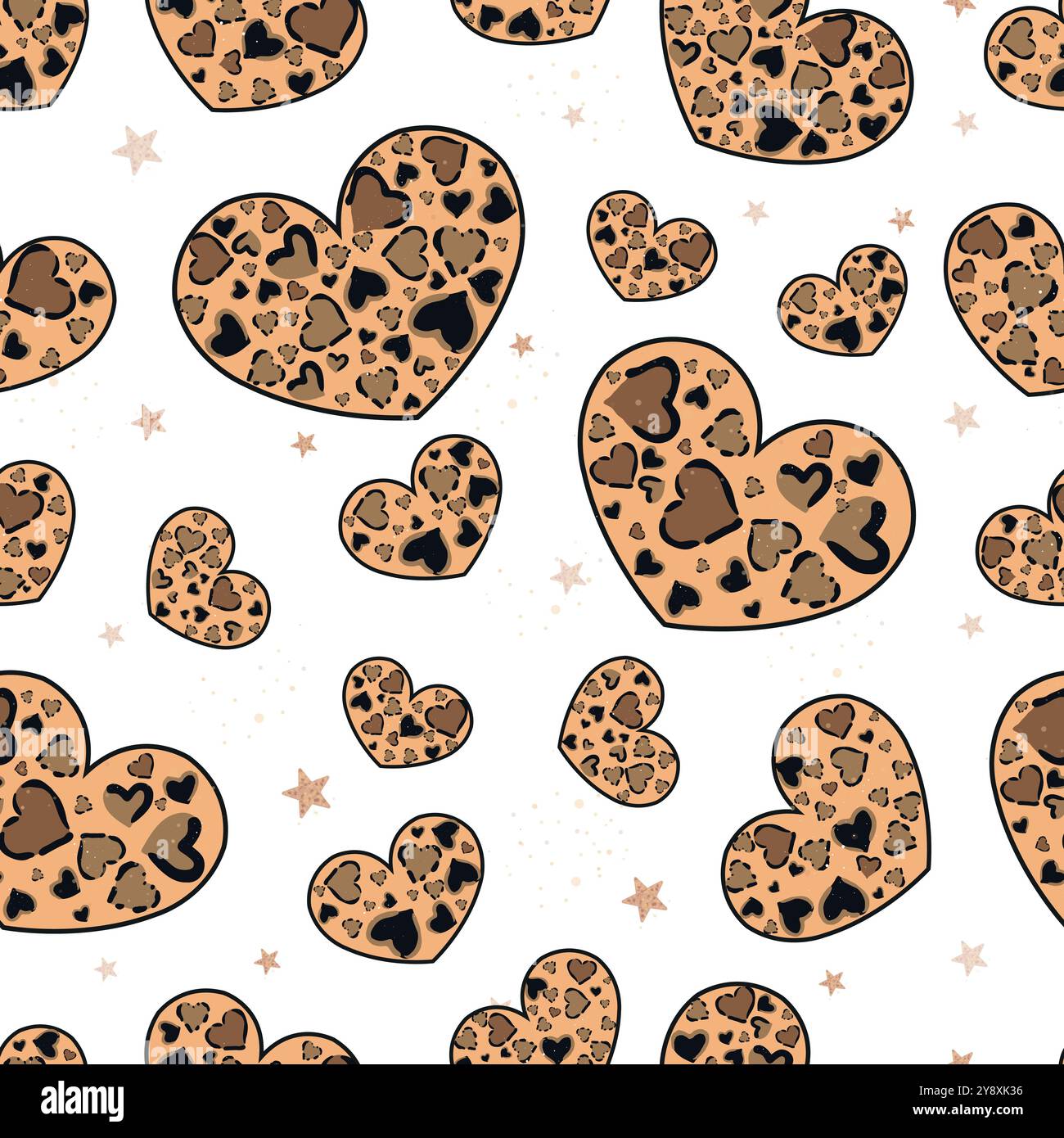 Heart made fabric symbol Stock Vector Images - Alamy