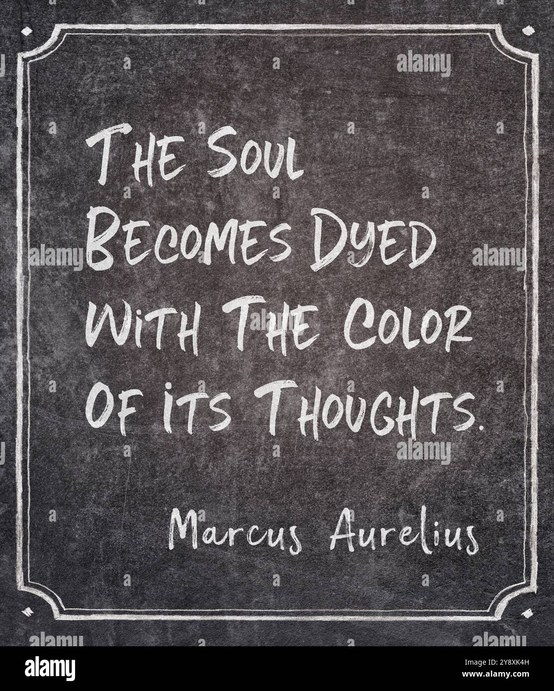 The soul becomes dyed with the color of its thoughts - ancient Roman ...