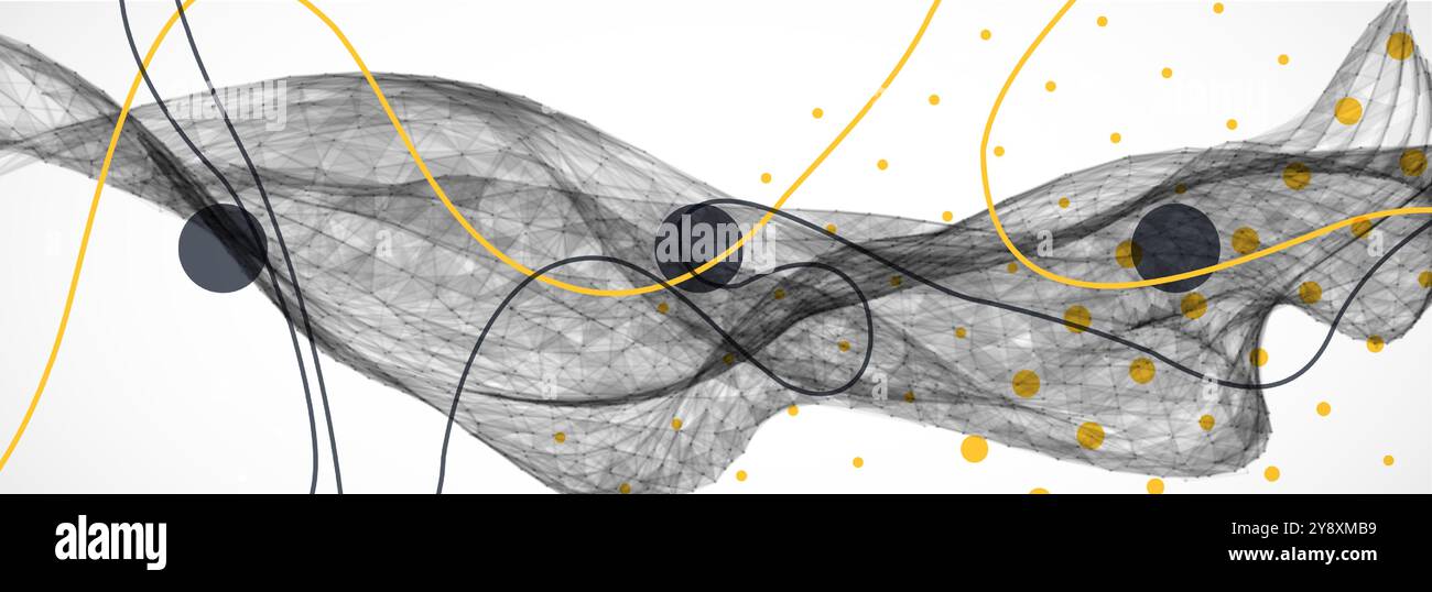 Abstract art background. Modern science or technology art elements ...