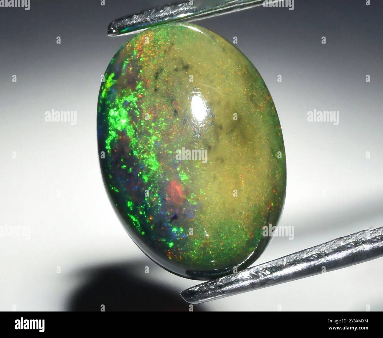 Radiant Ethiopian Opal Gemstone Showcasing Iridescent Colors and Unique ...