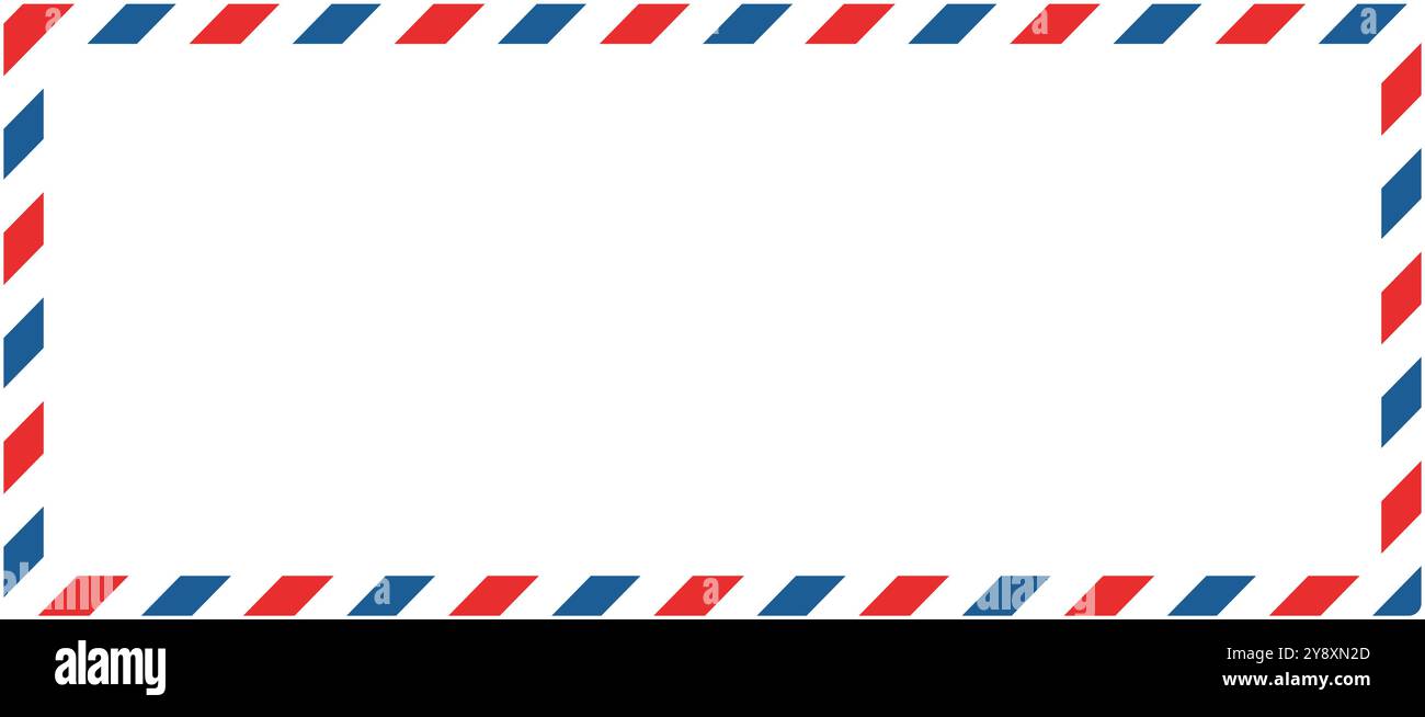 Airmail envelope frame. Commercial envelope. International vintage ...
