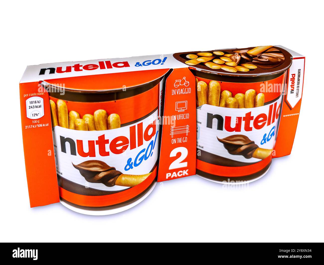 Nutella pack Cut Out Stock Images & Pictures - Alamy