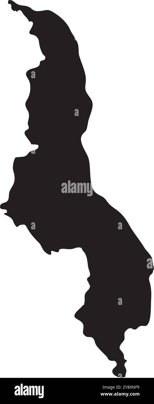 Map of Malawi region icon vector illustration design Stock Vector Image ...