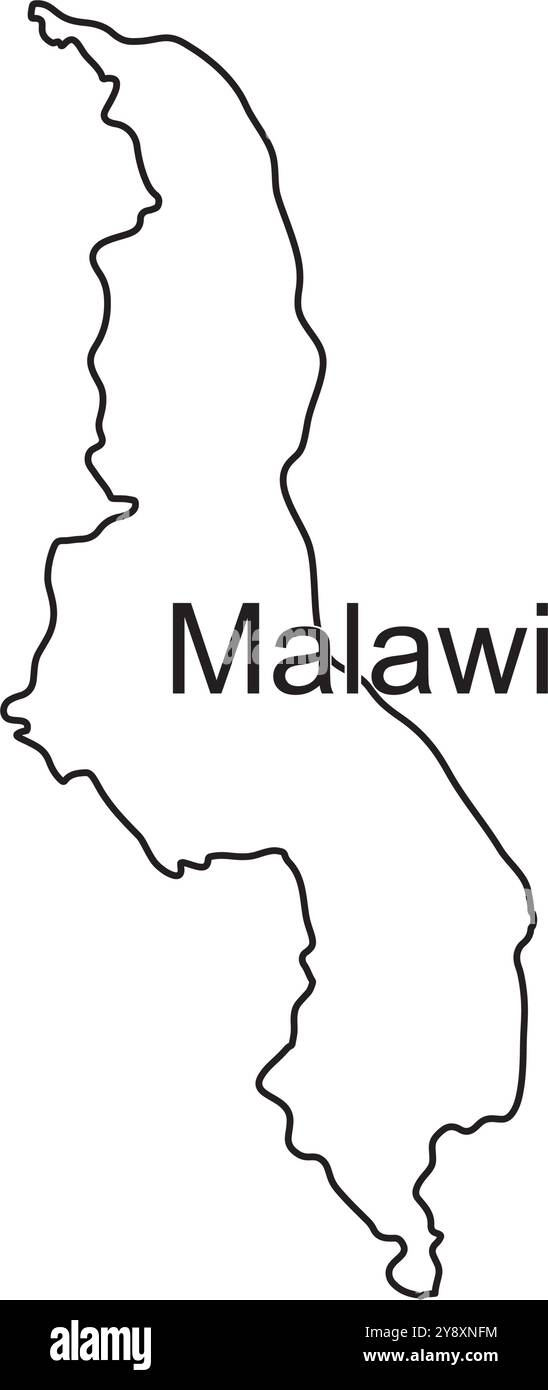 Map of Malawi region icon vector illustration design Stock Vector Image ...