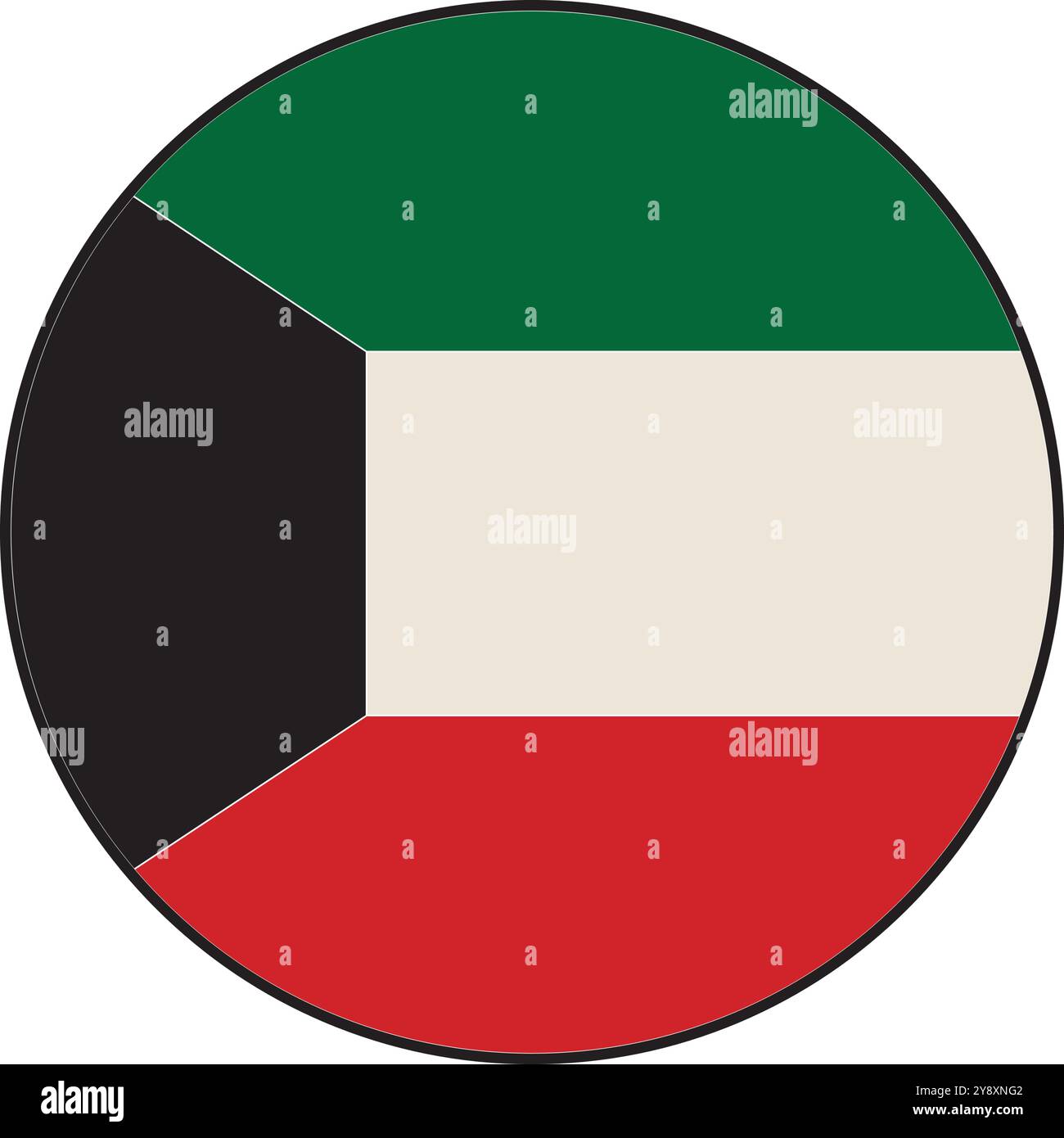 Kuwait country flag icon vector illustration design Stock Vector Image ...