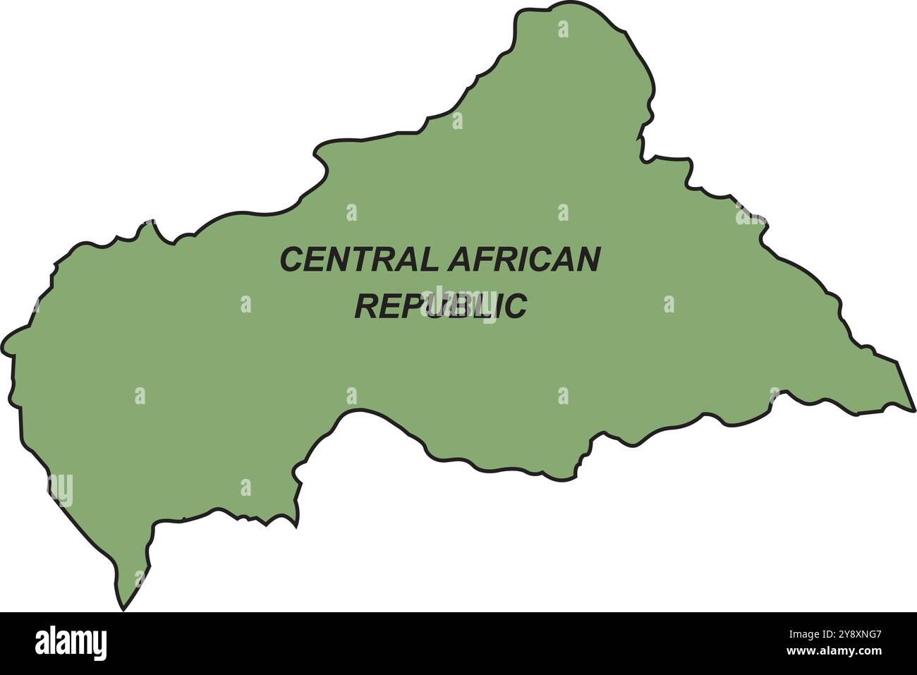 Map of central african hi-res stock photography and images - Alamy