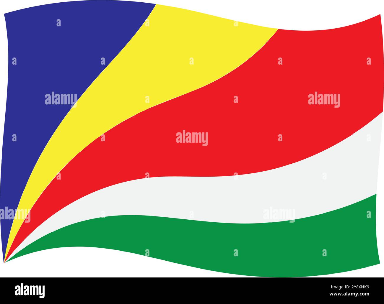 Seychelles country flag icon vector illustration symbol design Stock ...