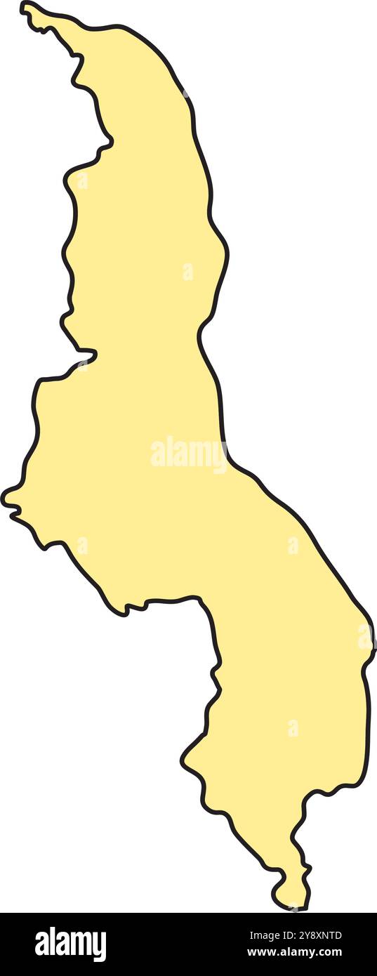 Map of Malawi region icon vector illustration design Stock Vector Image ...
