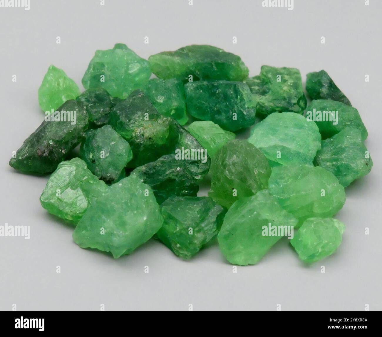 Stunning Collection of Vibrant Green Crystals Reflecting Natural Beauty ...