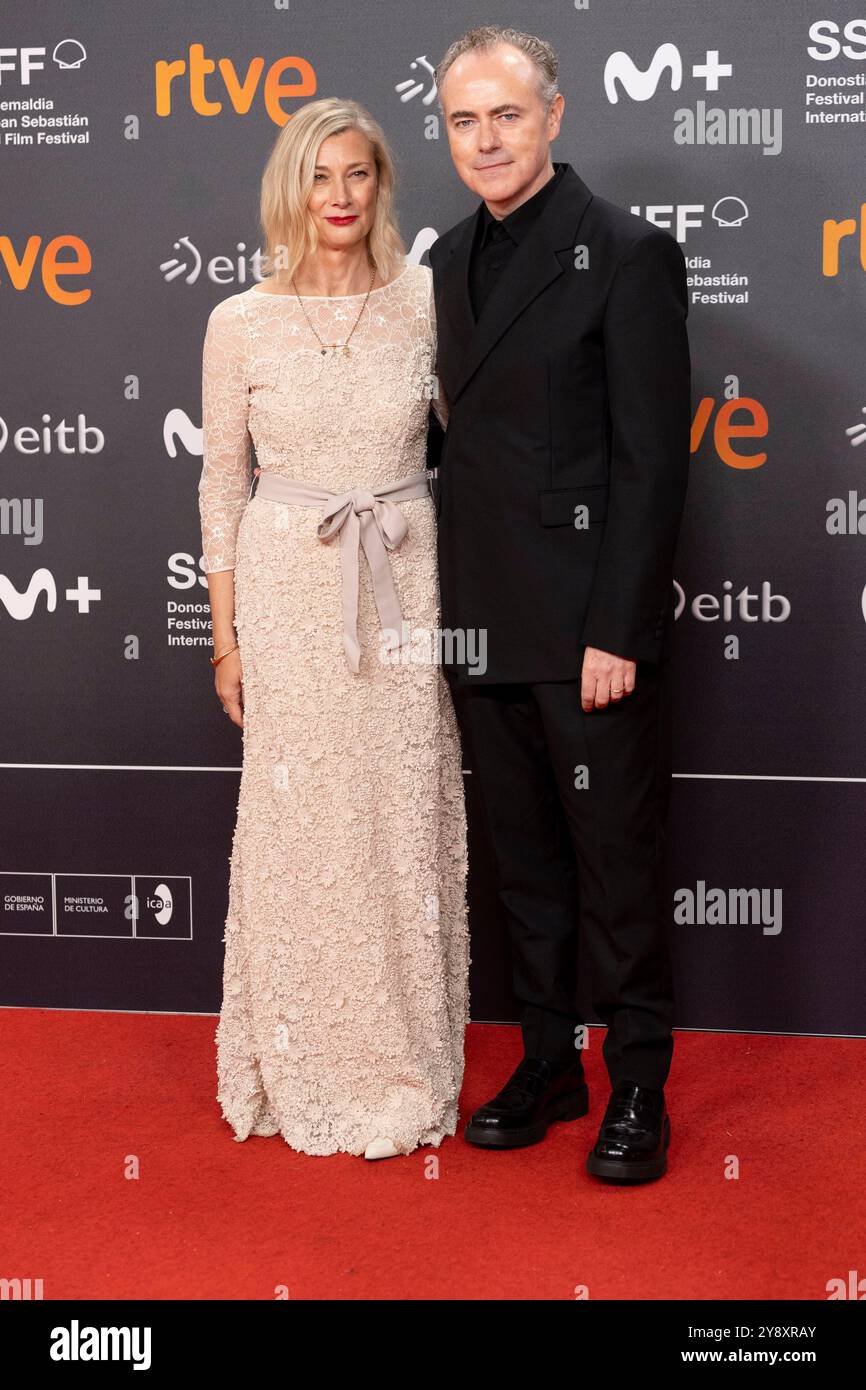 John Crowley and Fiona Weir attend the closing ceremony during the 72nd ...