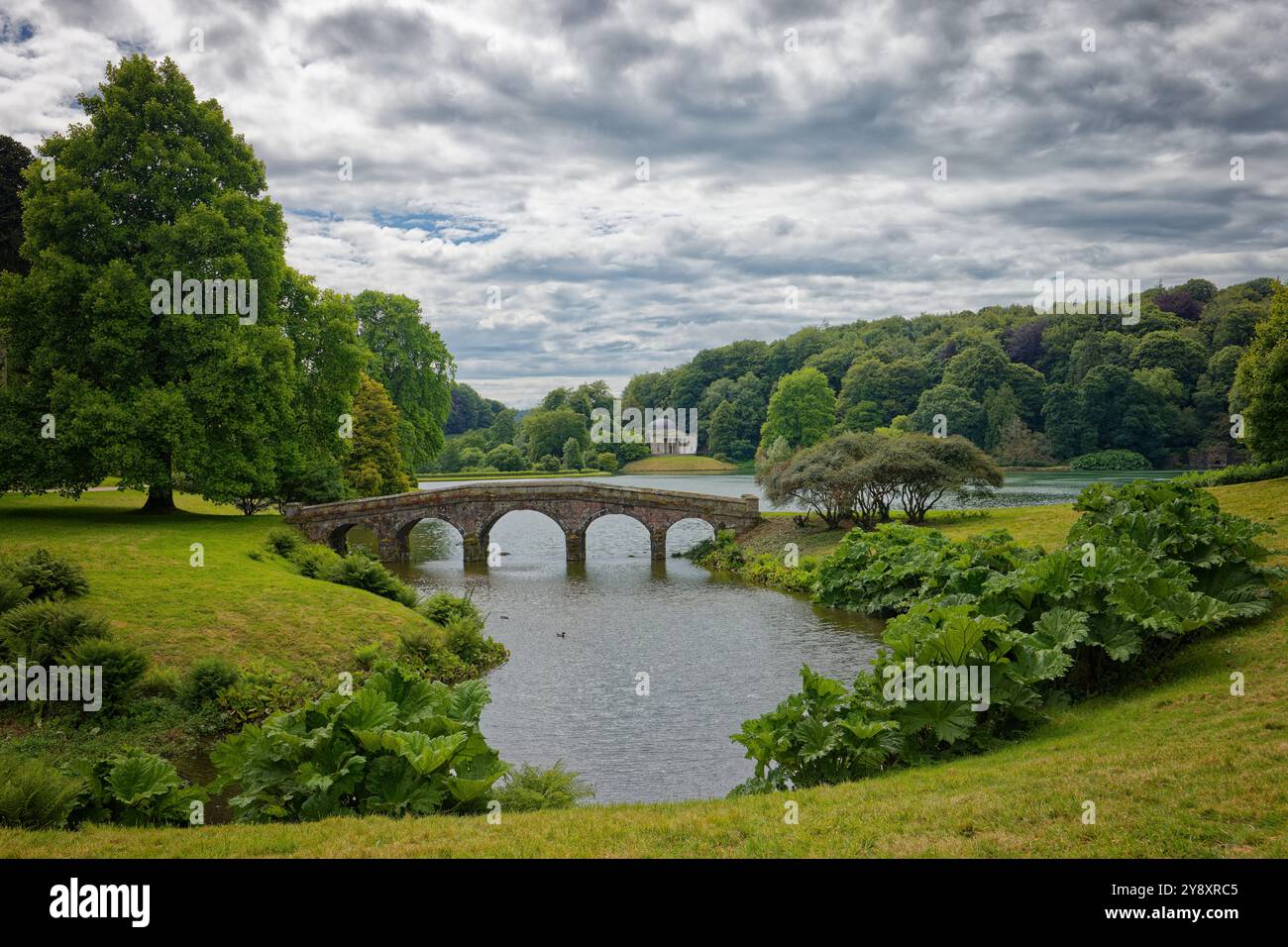 Stourhead Park in Warminster Wiltshire England UK Stock Photo - Alamy