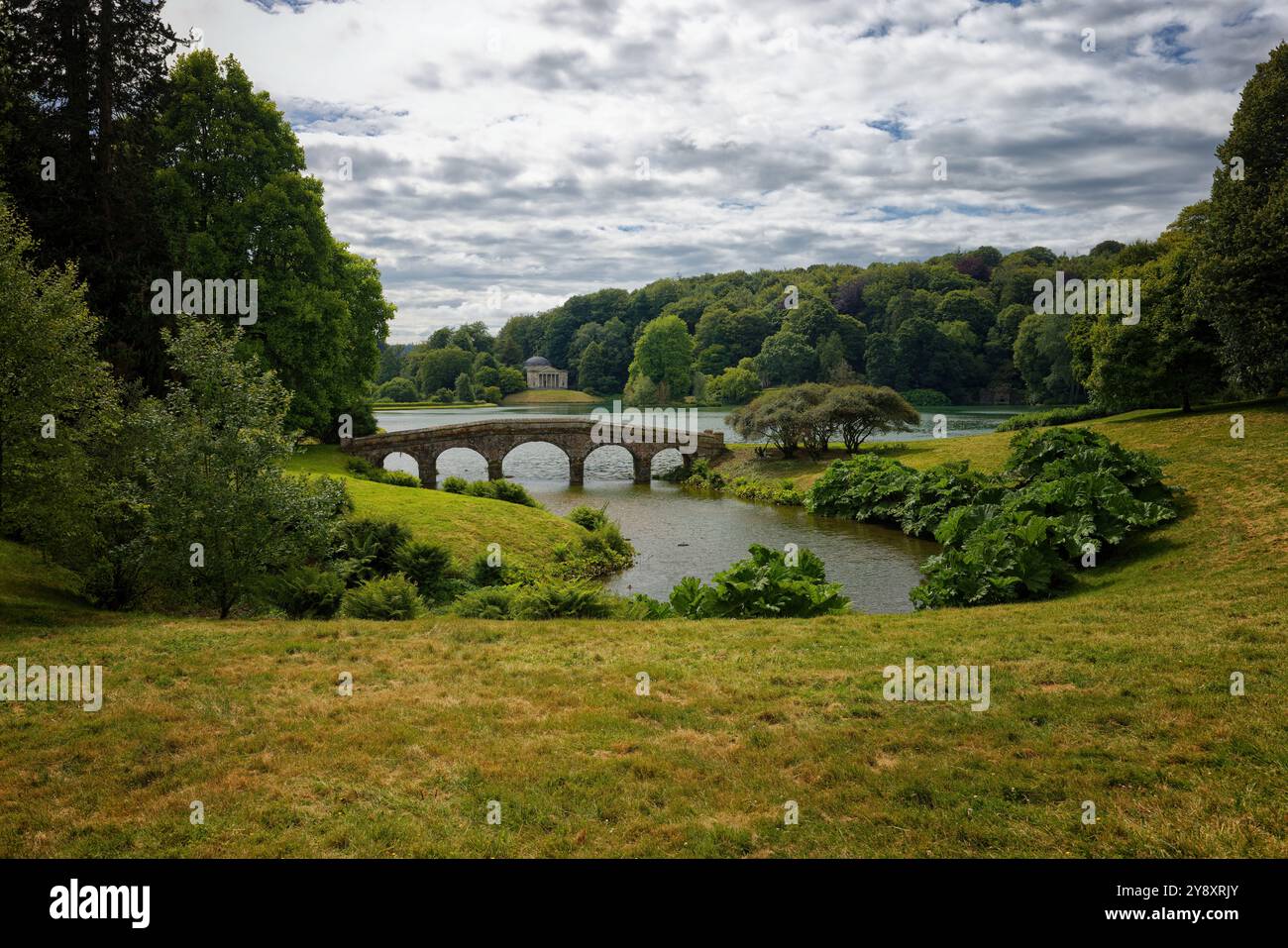 Stourhead Park in Warminster Wiltshire England UK Stock Photo - Alamy