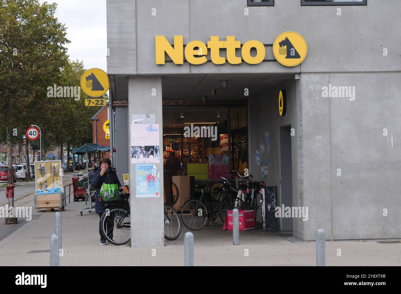 Copenhagen/ Denmark/26 September 2024/ Netto grocery chain store in ...