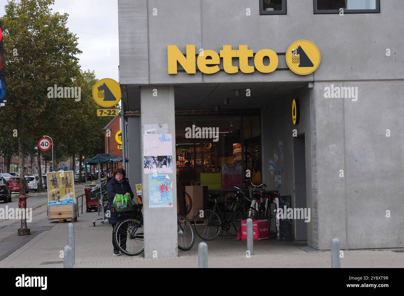 Copenhagen/ Denmark/26 September 2024/ Netto grocery chain store in ...