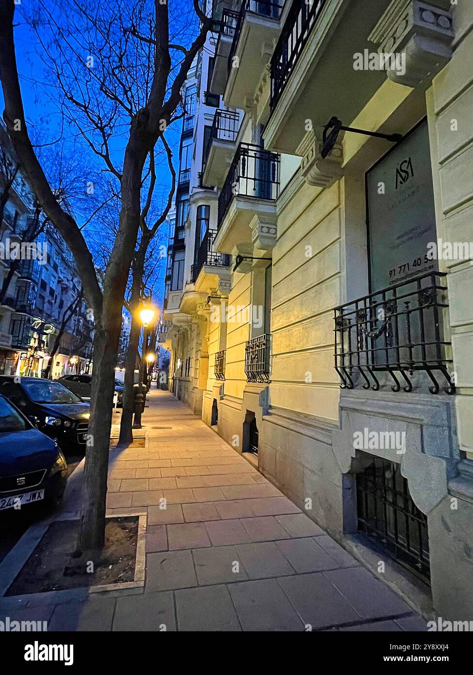 Perspective view illumination street hi-res stock photography and ...