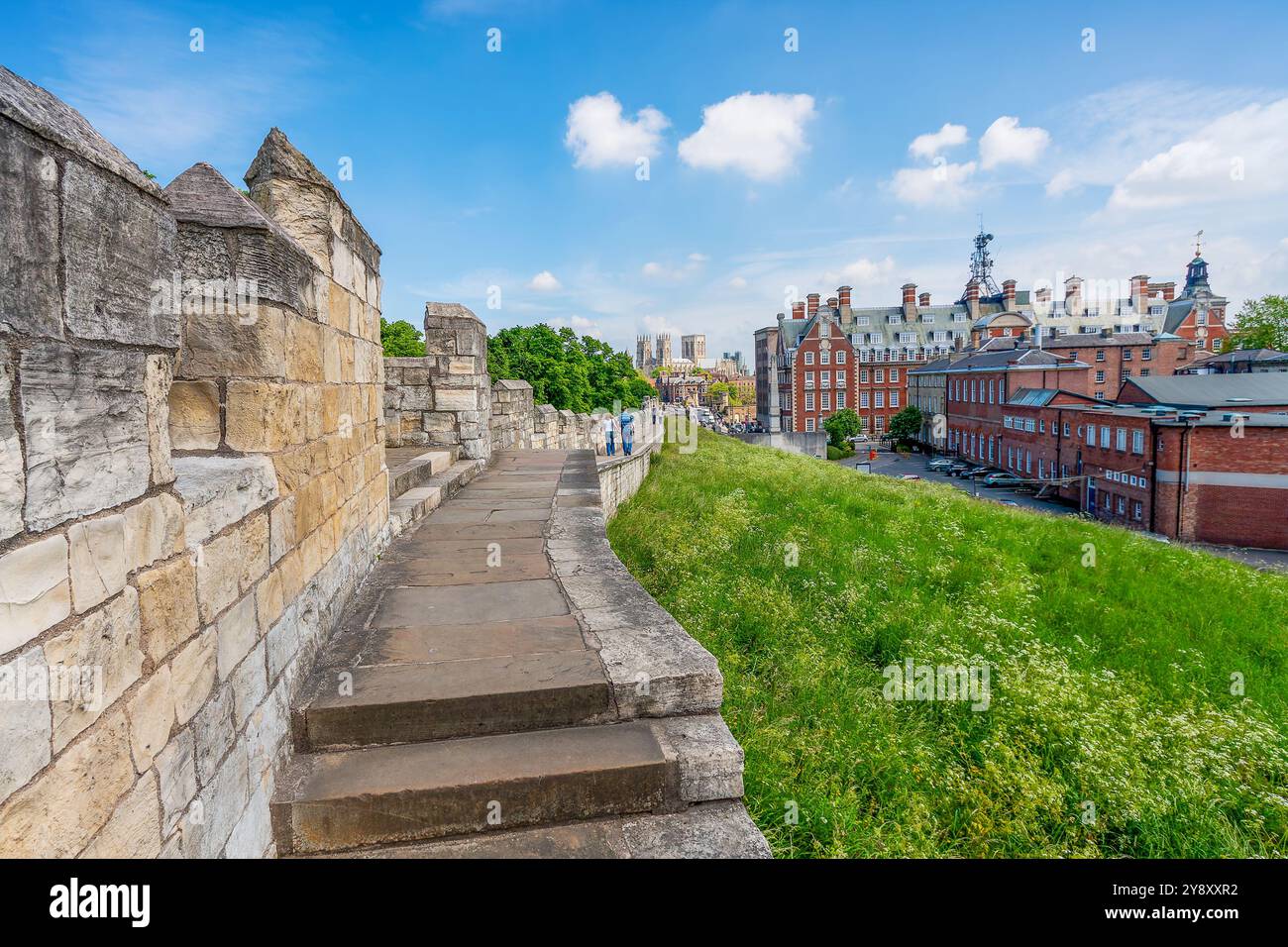 Medieval old town of York in Yorkshire UK Stock Photo - Alamy