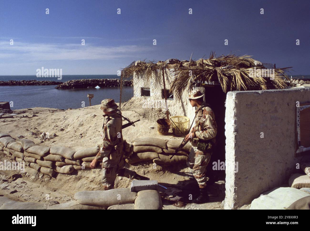 First Gulf War: 8th March 1991 American soldiers of the 1st Special ...