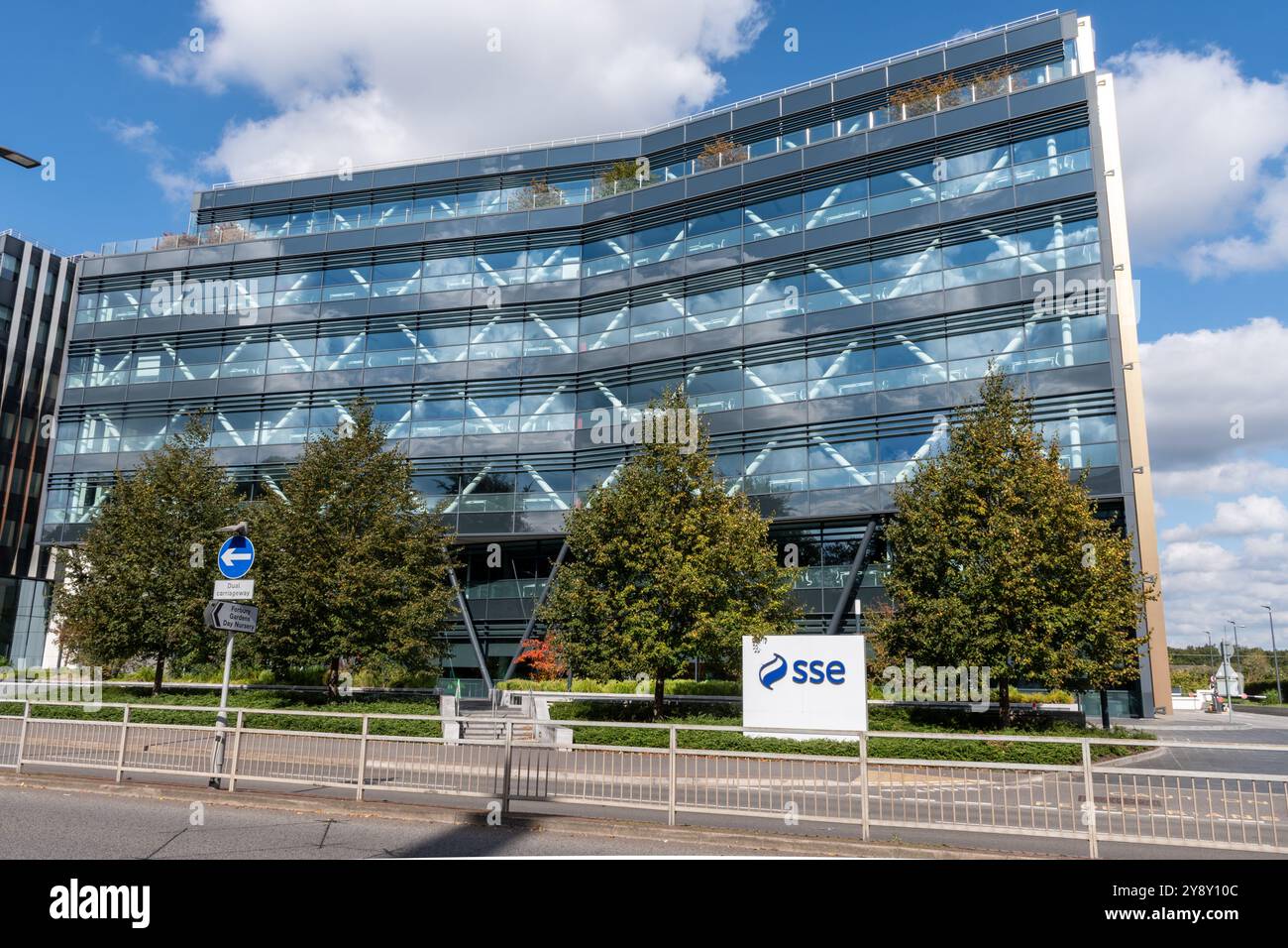 SSE building in Reading, Berkshire, England, UK. Offices of the energy ...