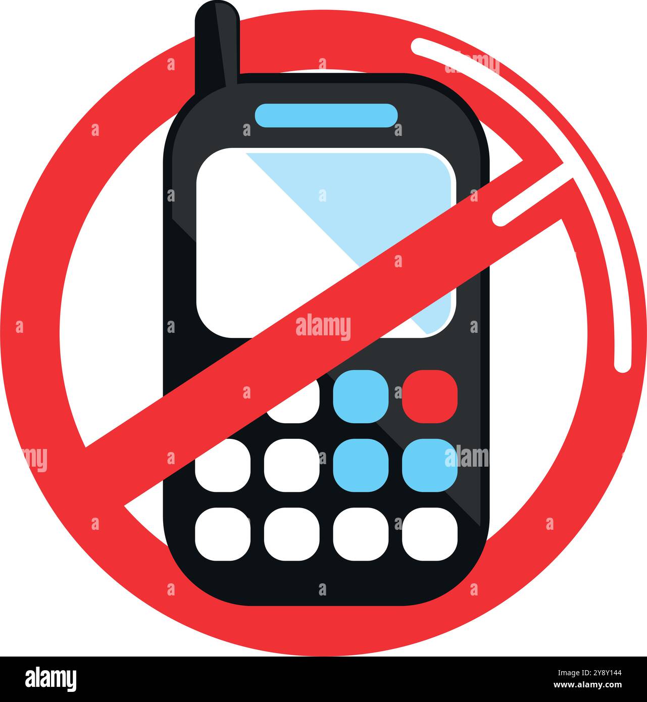 do not use phone symbol Stock Vector Image & Art - Alamy
