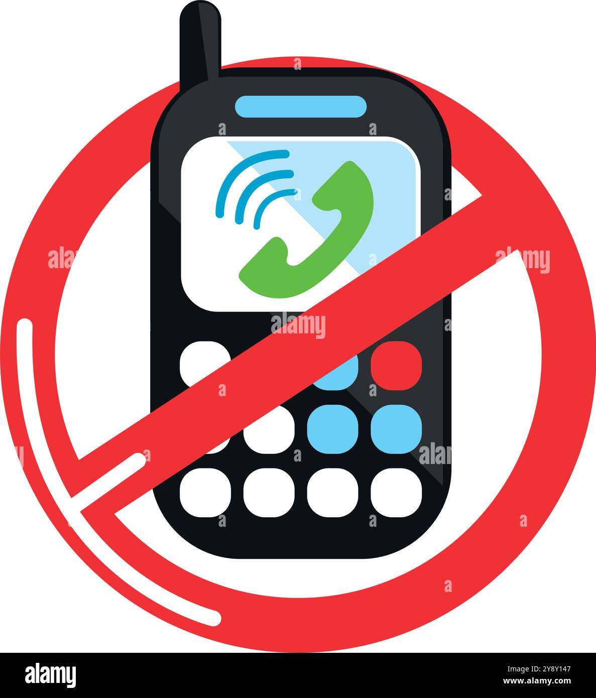 do not use smartphone prohibition sign Stock Vector Image & Art - Alamy