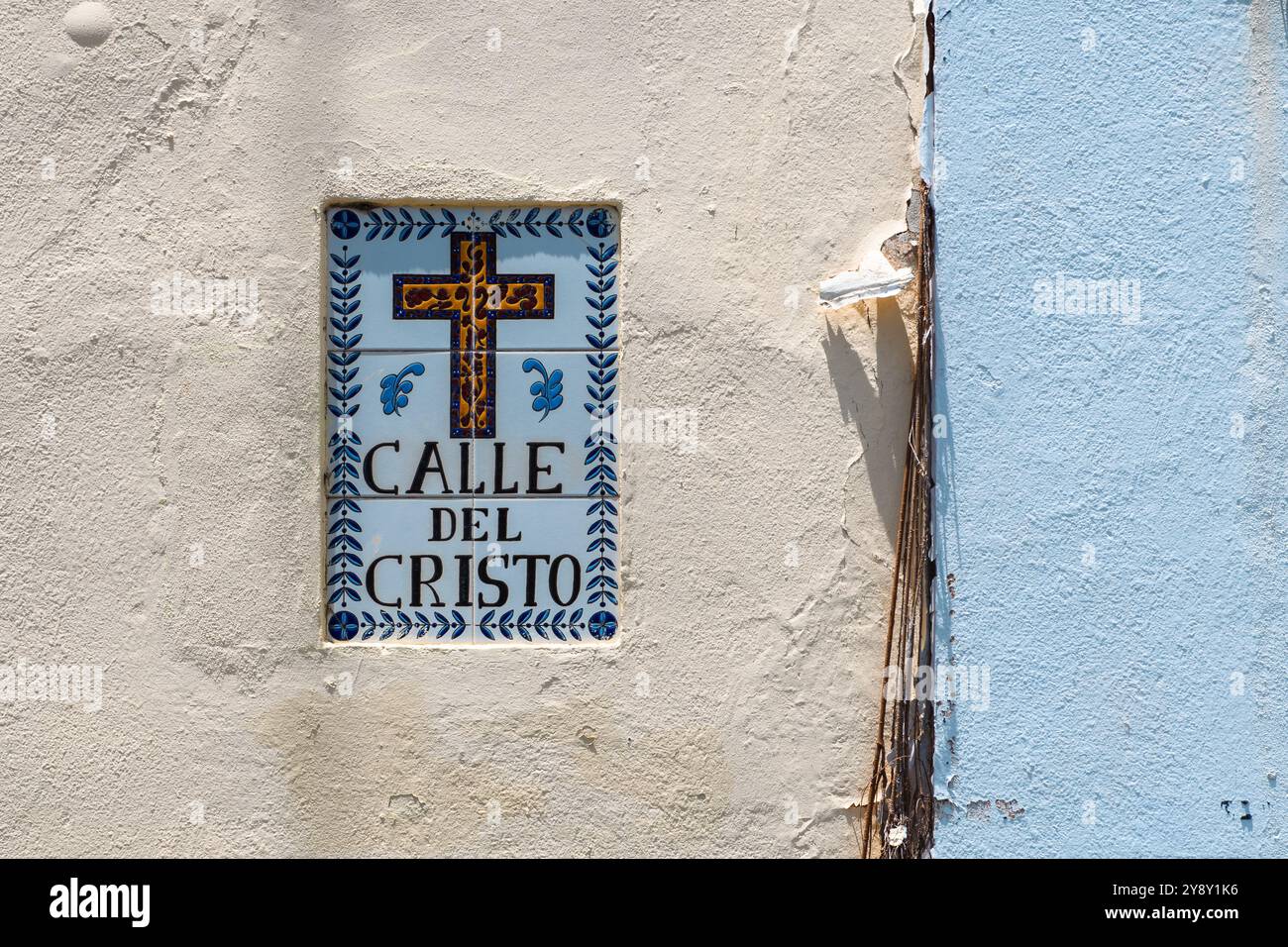 San Juan, Puerto Rico - April 20, 2017: A traditional ‘CALLE DEL CRISTO ...