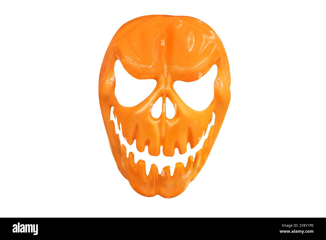Halloween scary pumpkin head skull Cut Out Stock Images & Pictures - Alamy