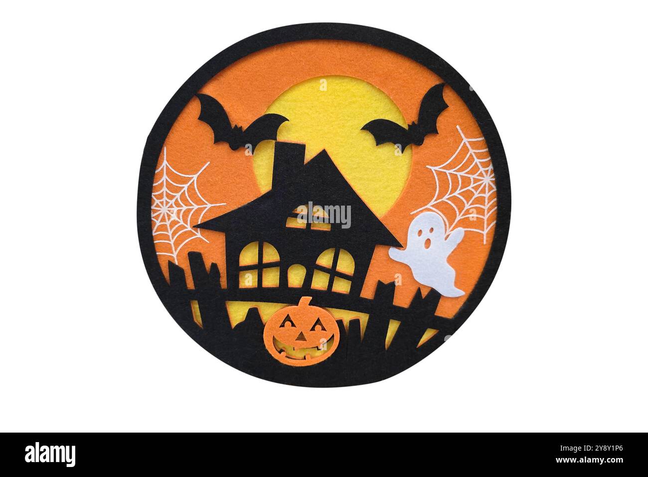 Halloween arrangement white pumpkins Cut Out Stock Images & Pictures ...