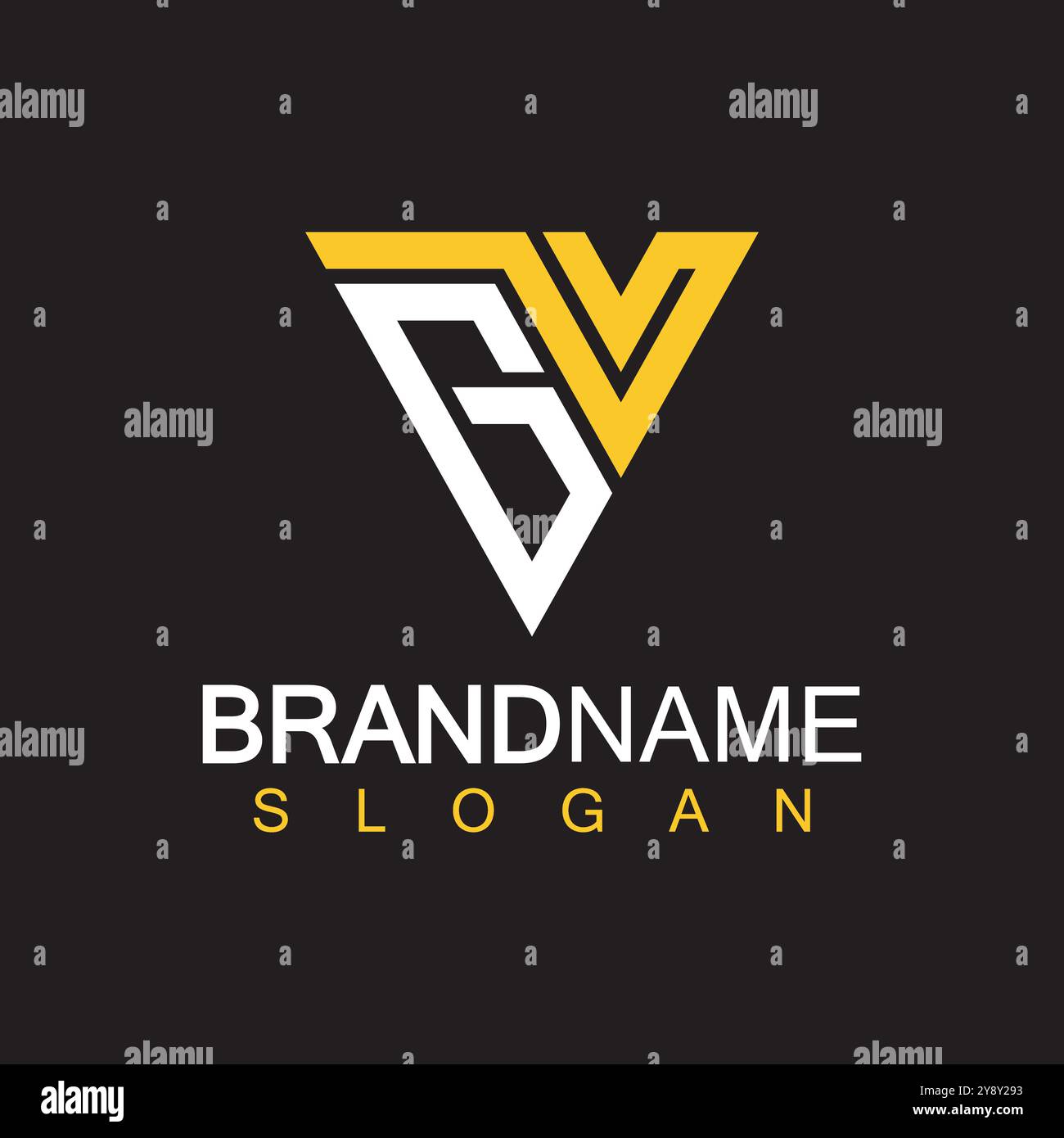 Alphabet Letters VG or GV logo design template Stock Vector Image & Art ...