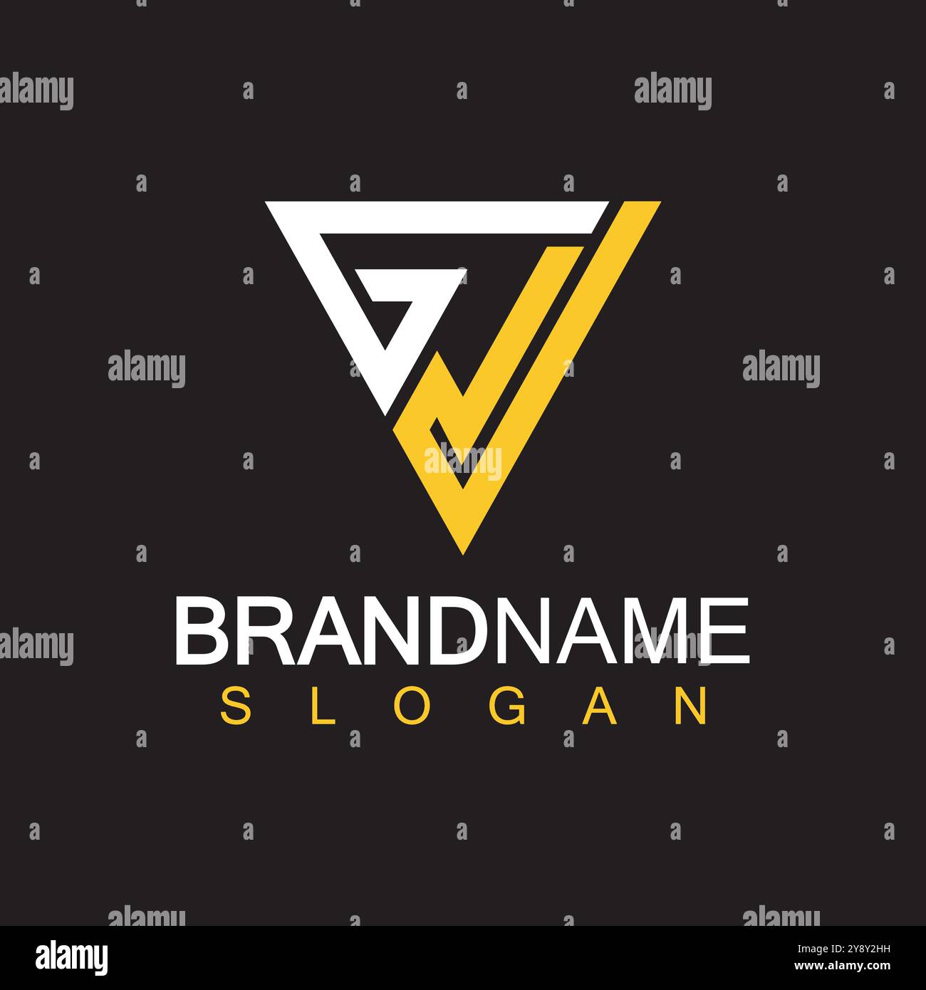 Alphabet Letters VG or GV logo design template Stock Vector Image & Art ...