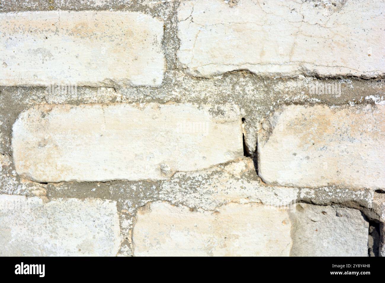 Original background, building materials, cement brick walls painted ...