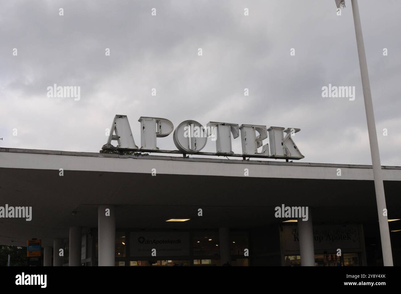 Copenhagen/ DenmarK/07 October 2024/ Apotek danish pharmacy in danish ...