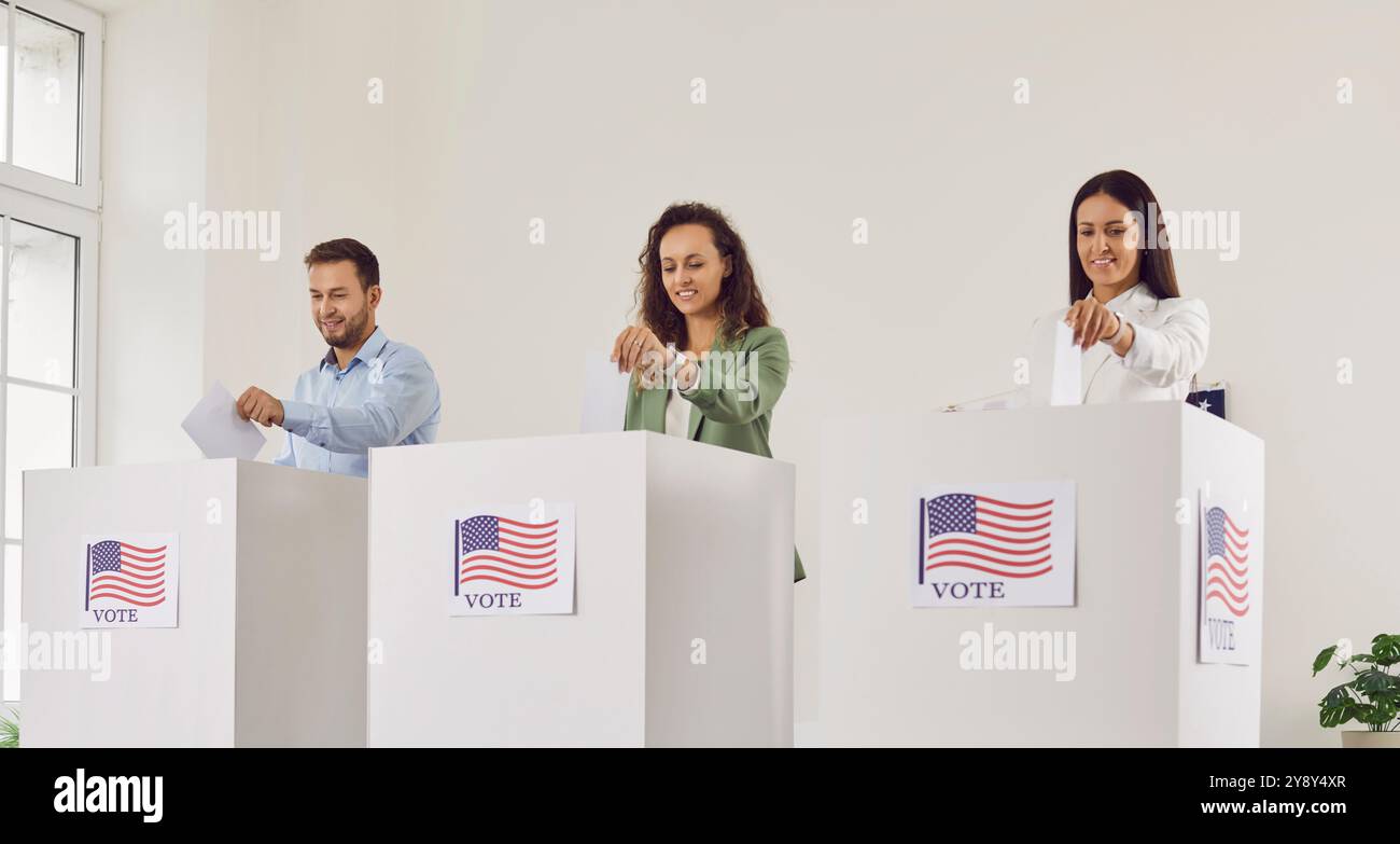 Young people election box hi-res stock photography and images - Alamy